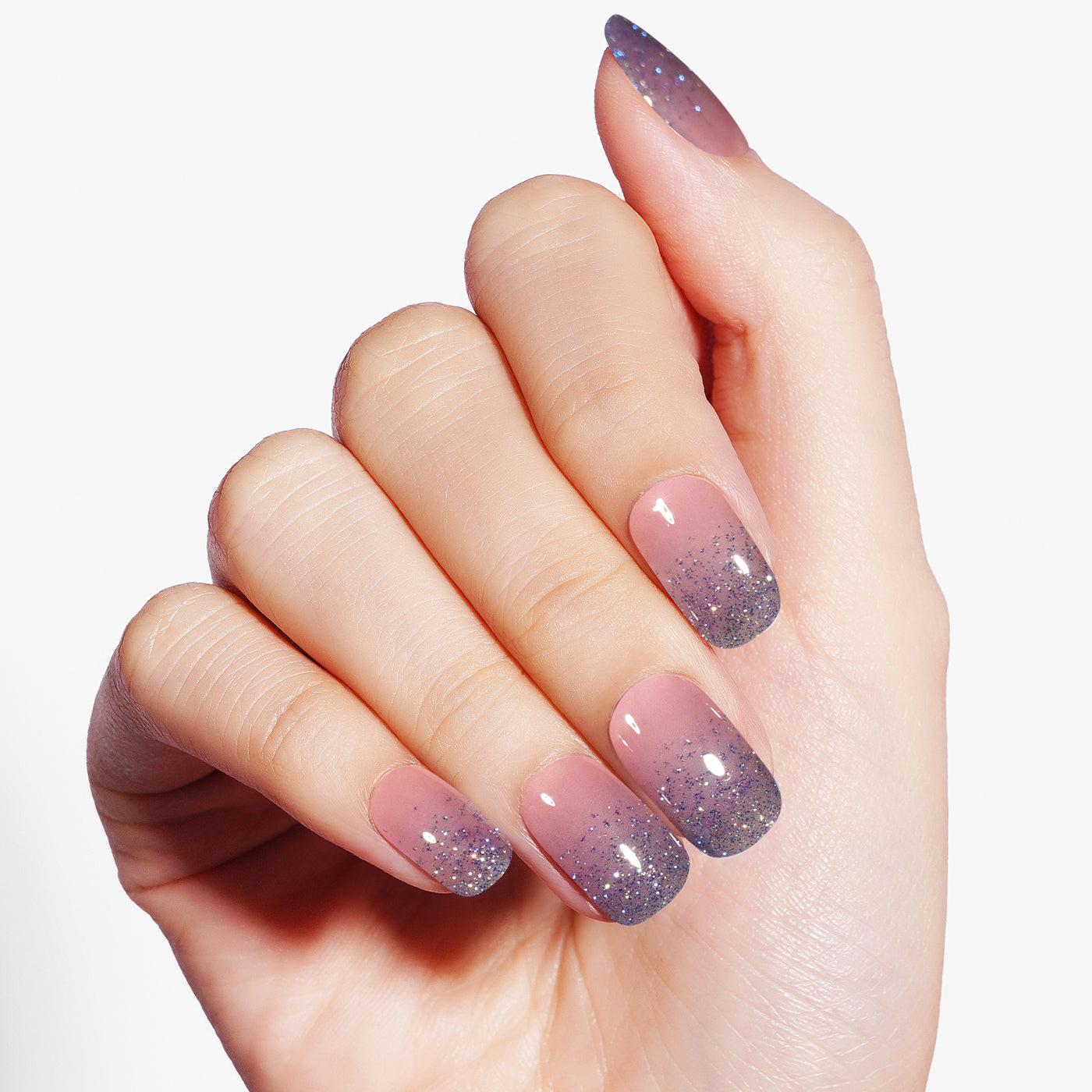 Stardust Sweep Ombre Semi Cured Gel Nail Strips | Danni & Toni