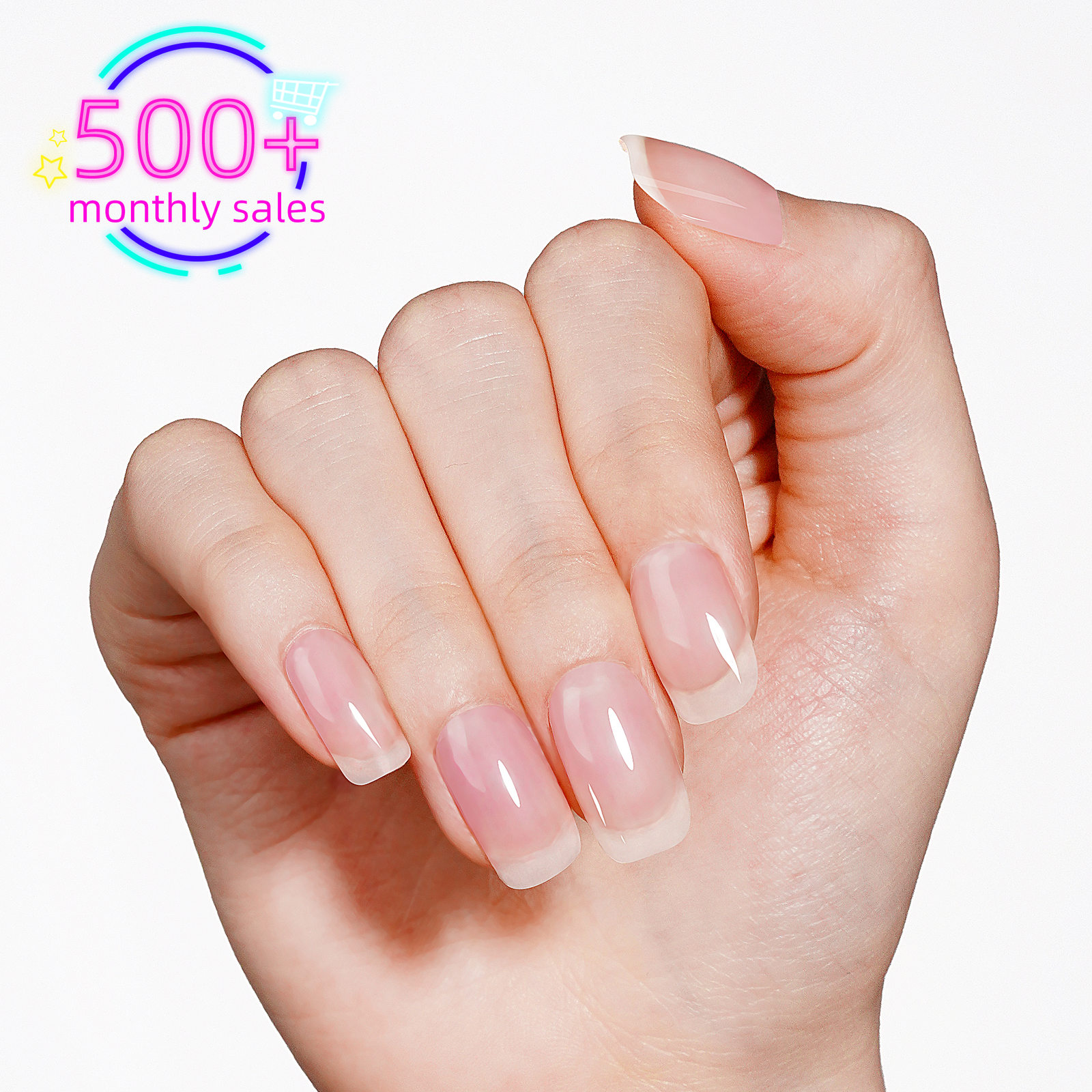 Semi Cured Gel Nail Stickers | Premium Nail Strips | Danni & Toni