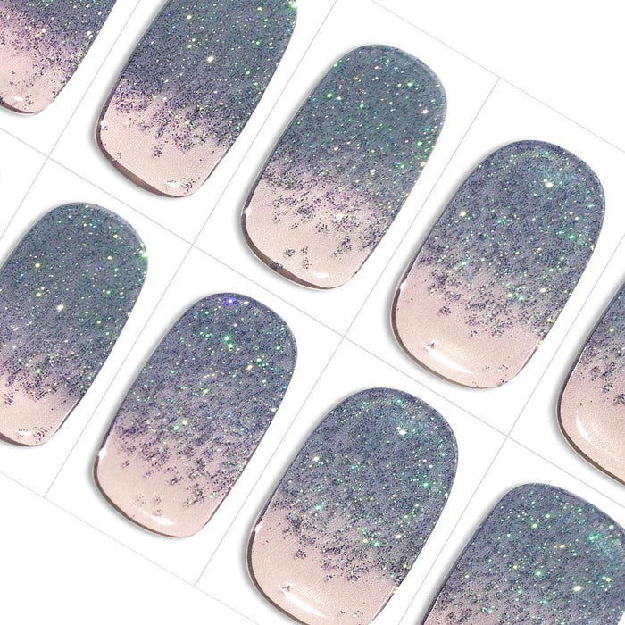 Stardust Sweep Ombre Semi Cured Gel Nail Strips | Danni & Toni